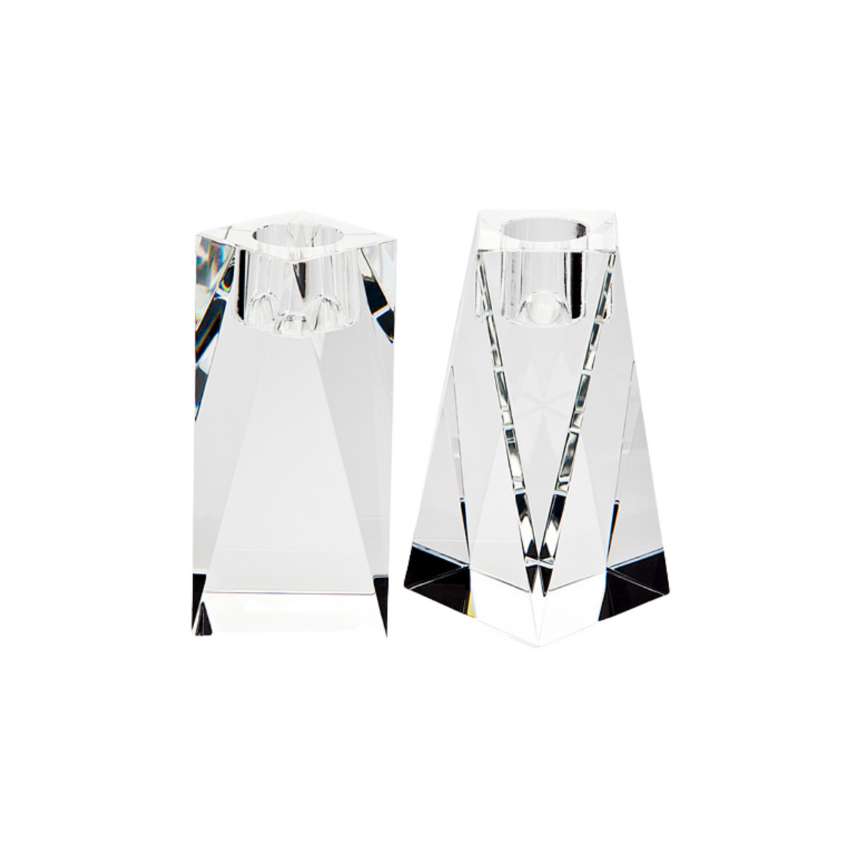 Freedom Crystal Small Tapered Candlestick Pair – Ricci Argentieri